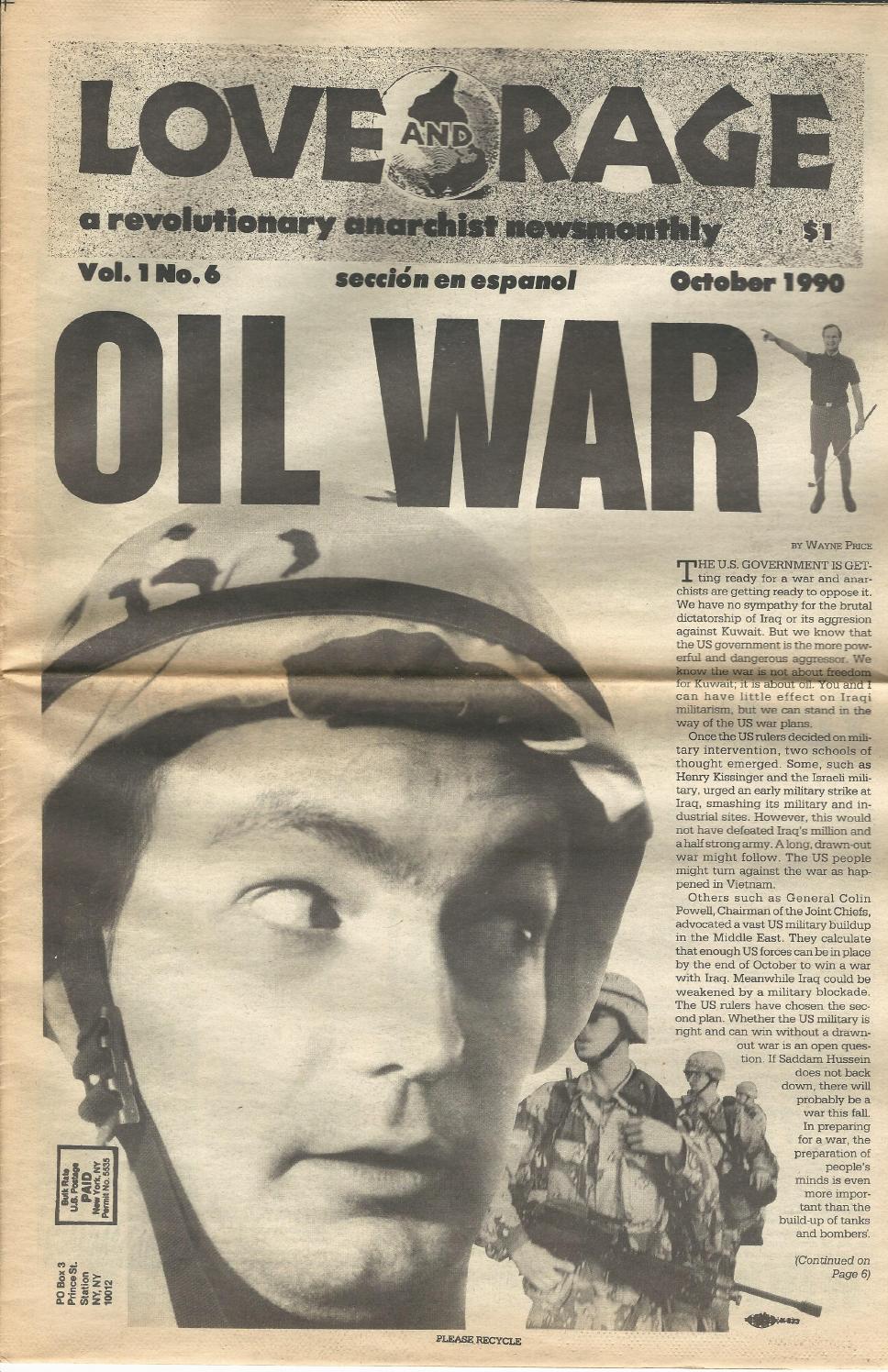 Love & Rage Vol. 1 No. 6, October 1990 | libcom.org